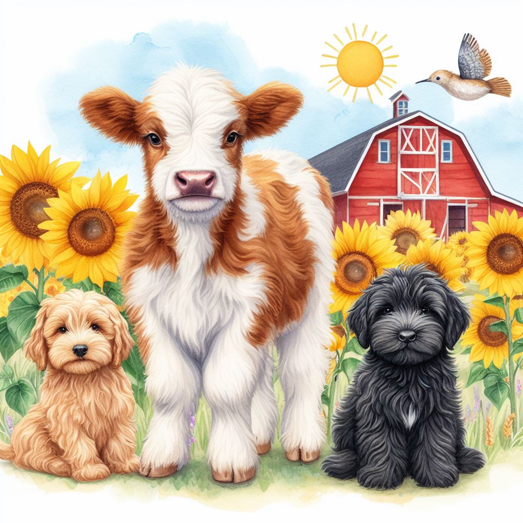 Scottish Highland Cows & Doodles | Doodster